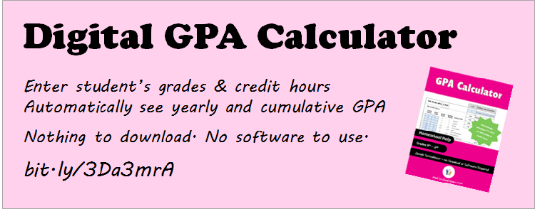 Calculate a GPA | Hand In Hand Homeschool